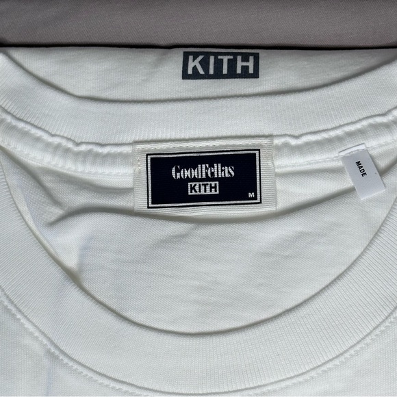 Kith | Shirts | Nwt Kith X Goodfellas Trial Tee White Medium Unworn | Poshmark